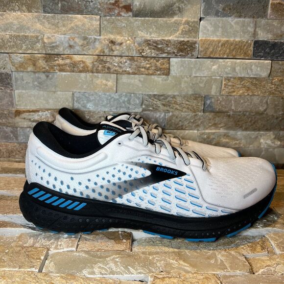 Brooks | Shoes | Brooks Adrenaline Gts 2 Whiteblackatomic Blue Running ...